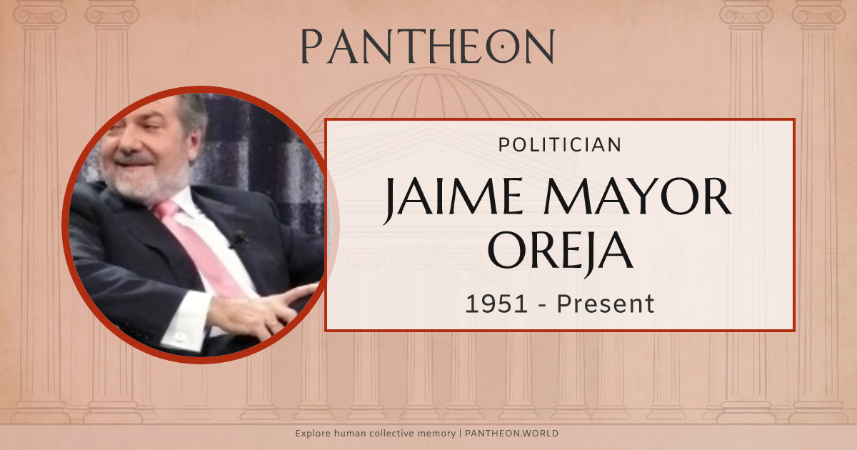 Jaime Mayor Oreja Biography | Pantheon