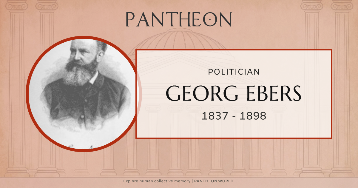 Georg Ebers Biography | Pantheon