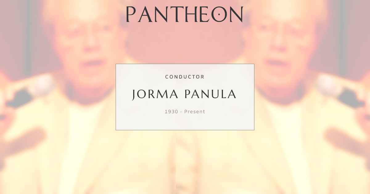 Jorma Panula Biography | Pantheon