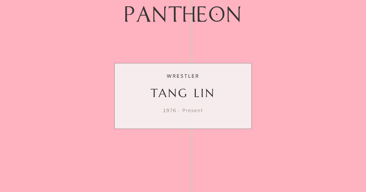 Tang Lin Biography | Pantheon