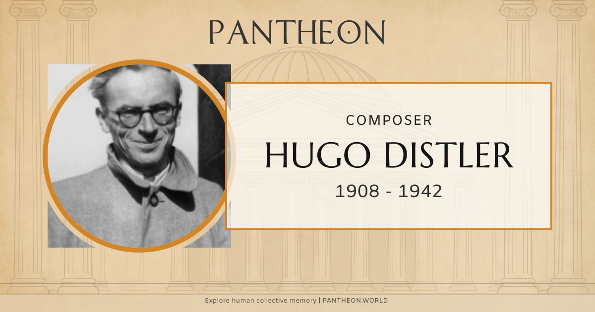 Hugo Distler Biography | Pantheon