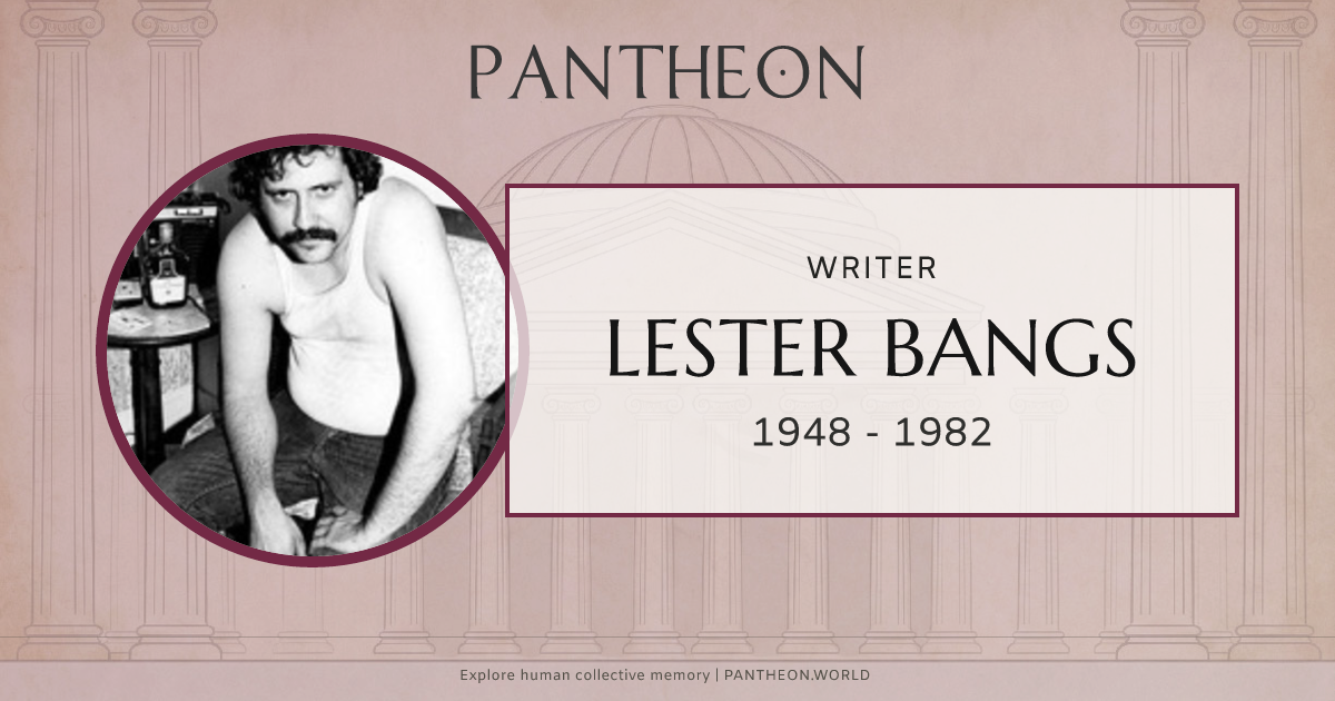 Lester Bangs Biography | Pantheon