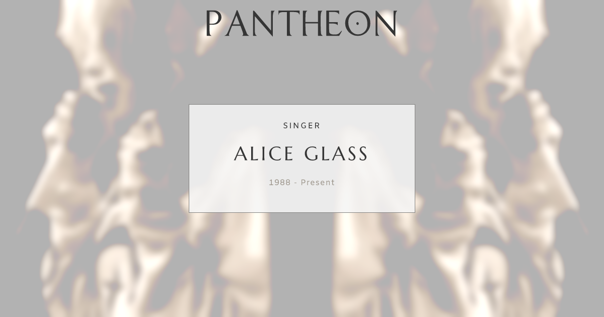 Alice Glass Biography | Pantheon