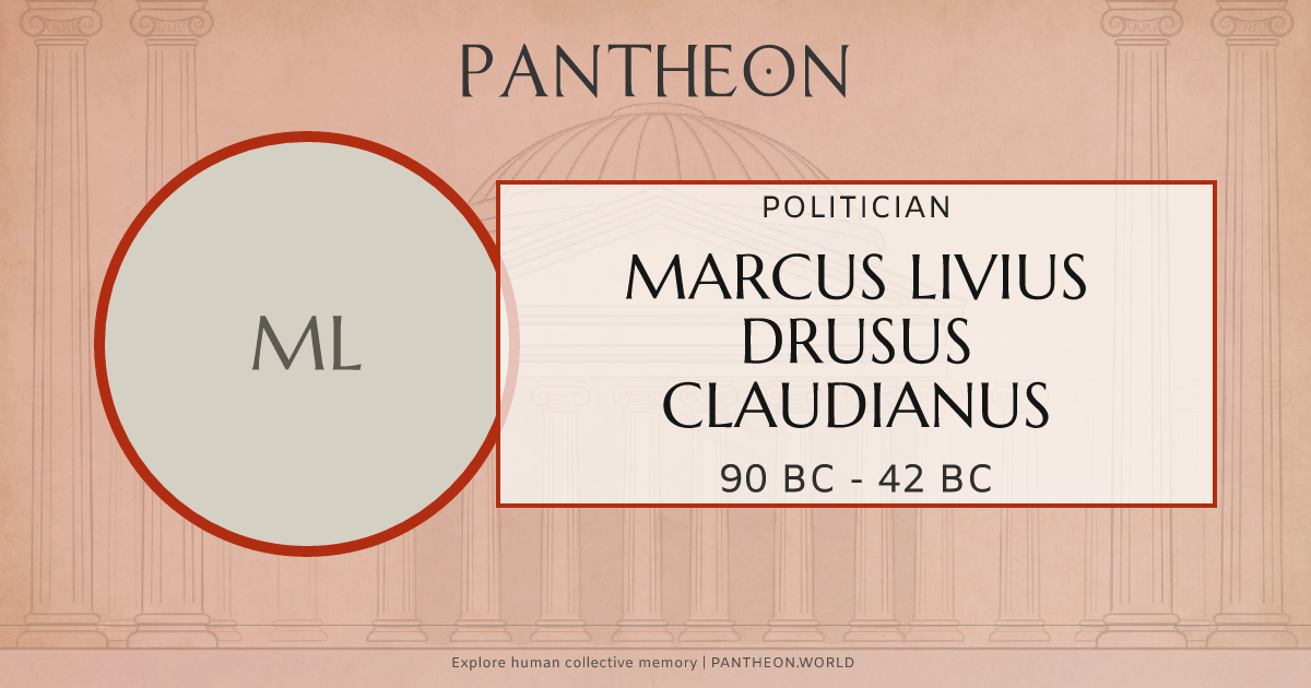 Marcus Livius Drusus Claudianus Biography | Pantheon