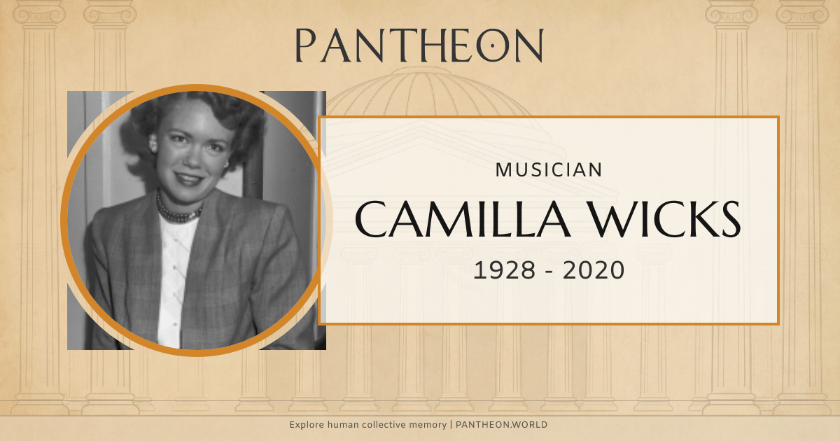 Camilla Wicks Biography | Pantheon