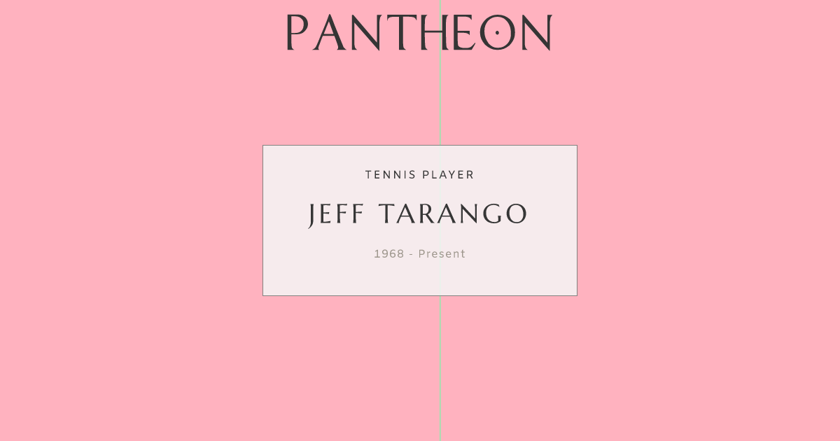 Jeff Tarango Biography | Pantheon