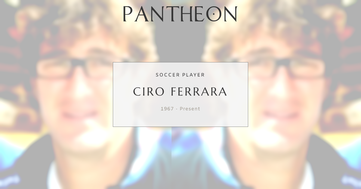 Ciro Ferrara Biography | Pantheon