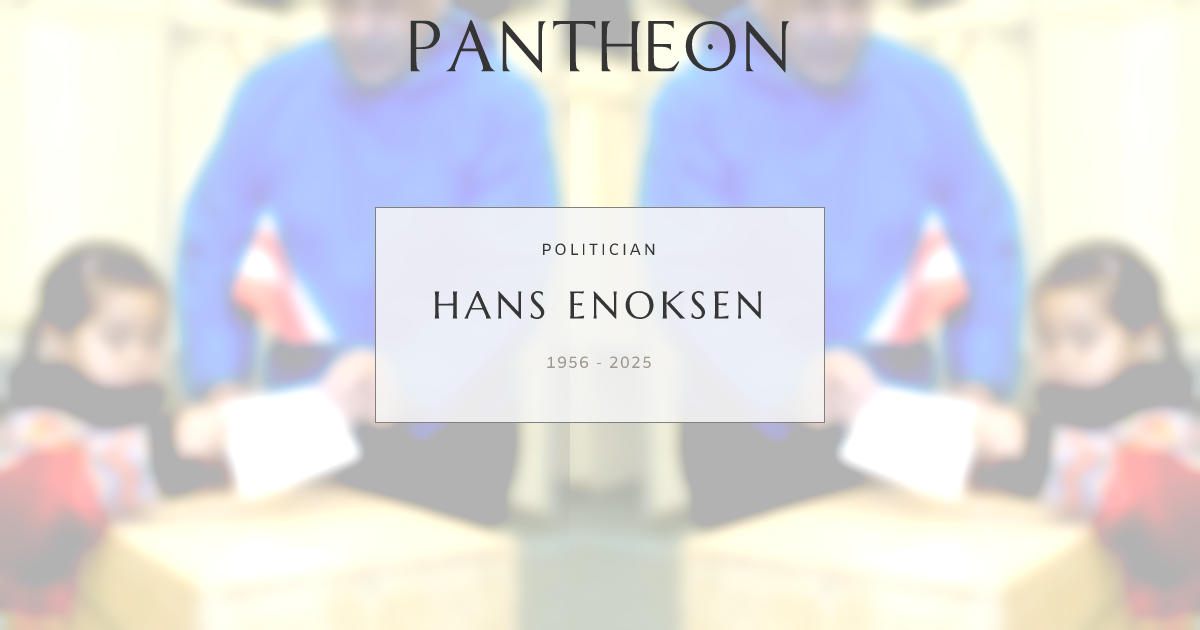 Hans Enoksen Biography | Pantheon