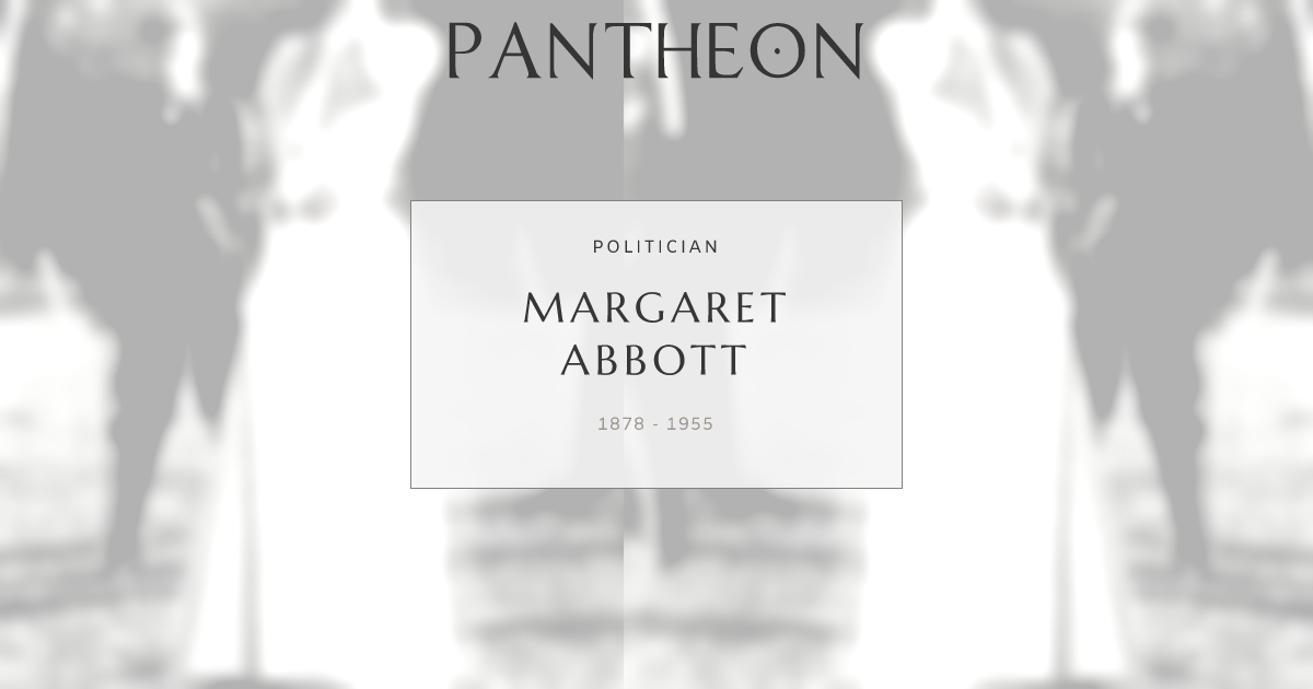Margaret Abbott Biography | Pantheon