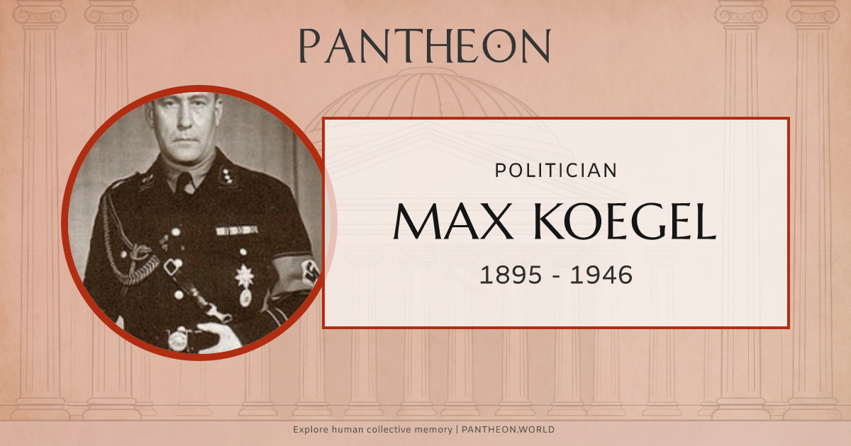 Max Koegel Biography | Pantheon