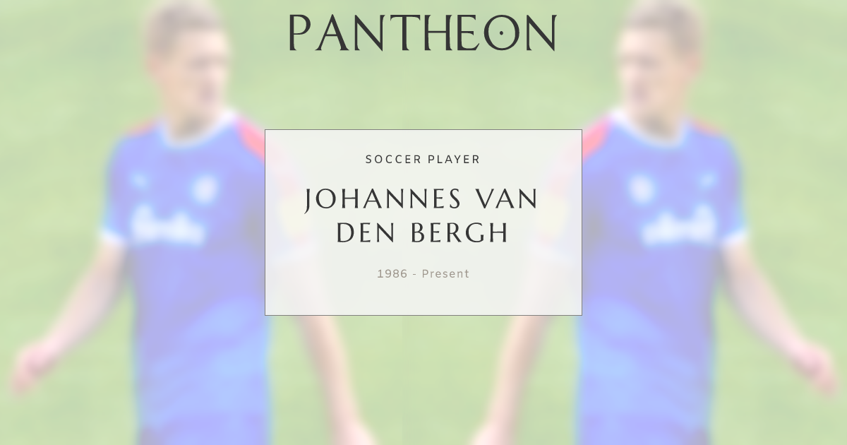 Johannes van den Bergh Biography | Pantheon