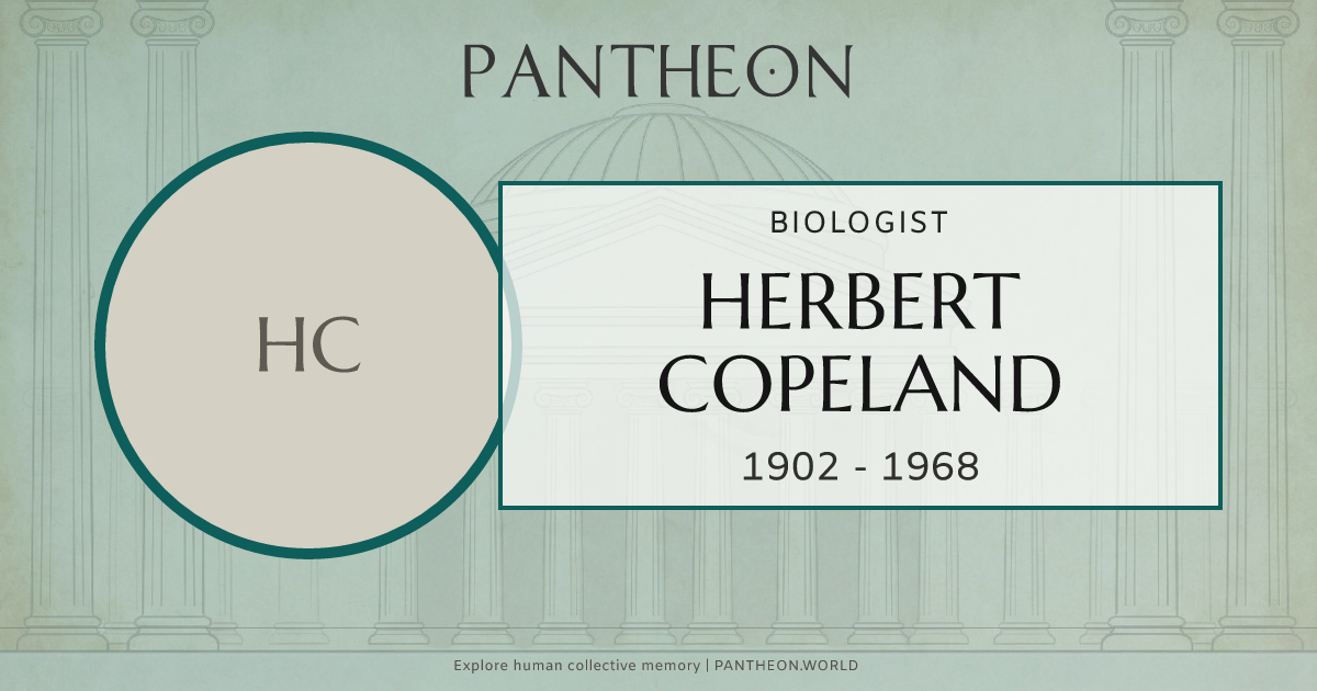 Herbert Copeland Biography | Pantheon