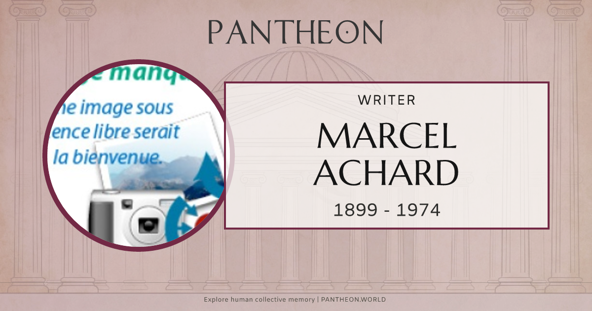 Marcel Achard Biography | Pantheon
