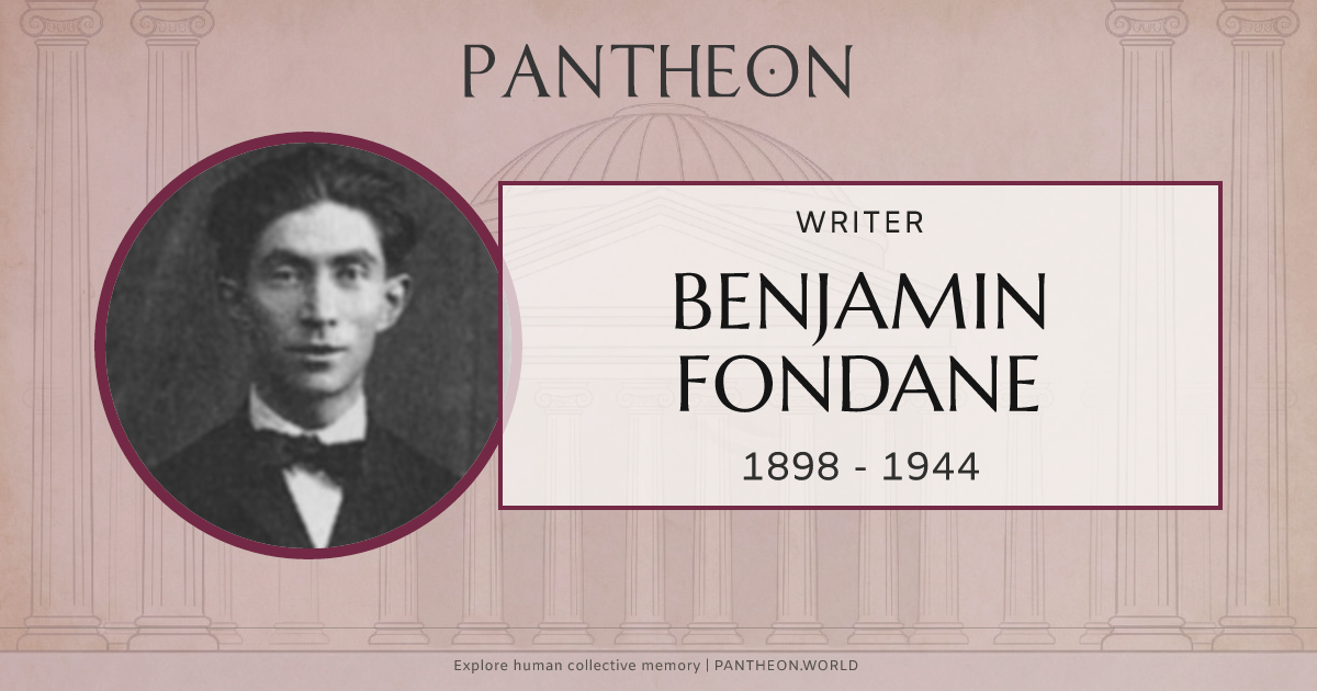 Benjamin Fondane Biography | Pantheon