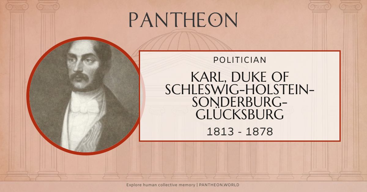 Karl, Duke of Schleswig-Holstein-Sonderburg-Glücksburg Biography | Pantheon