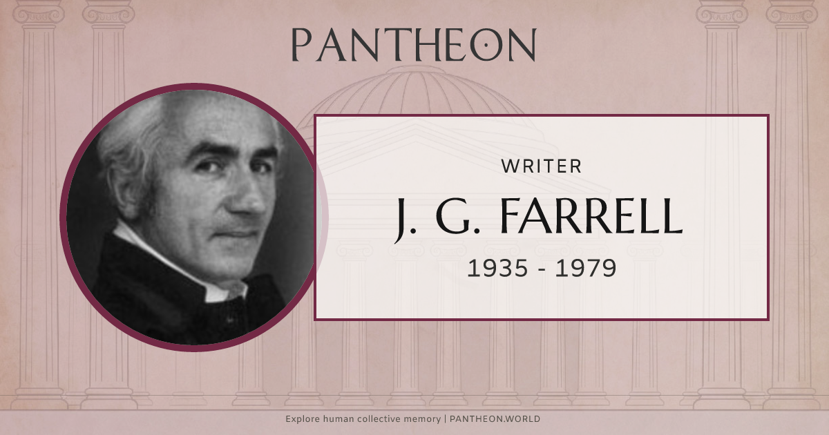 J. G. Farrell Biography | Pantheon
