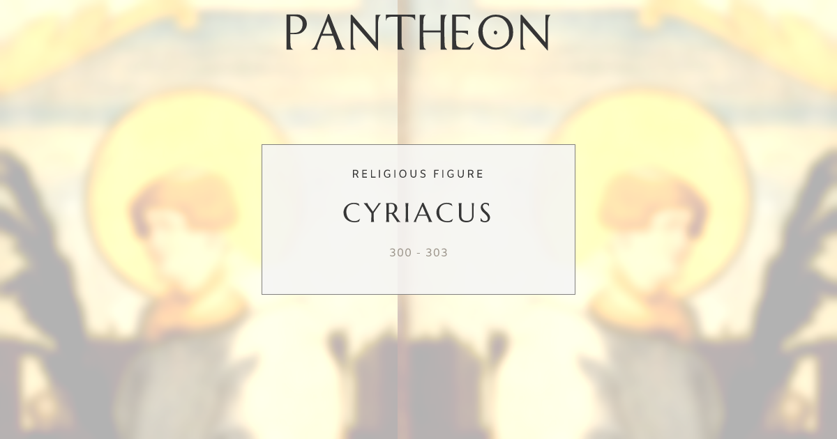 Cyriacus Biography | Pantheon