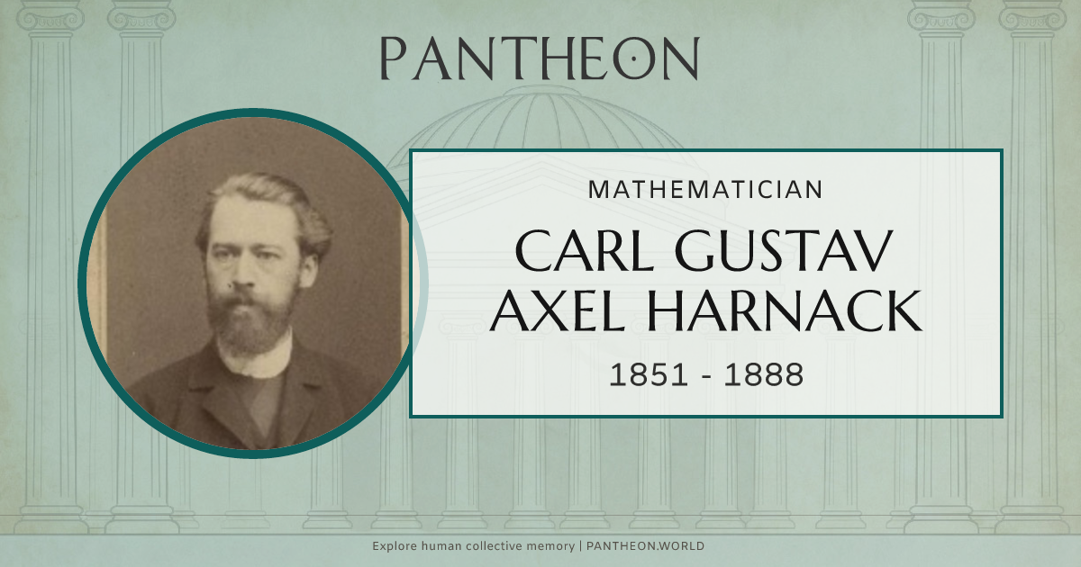 Carl Gustav Axel Harnack Biography | Pantheon