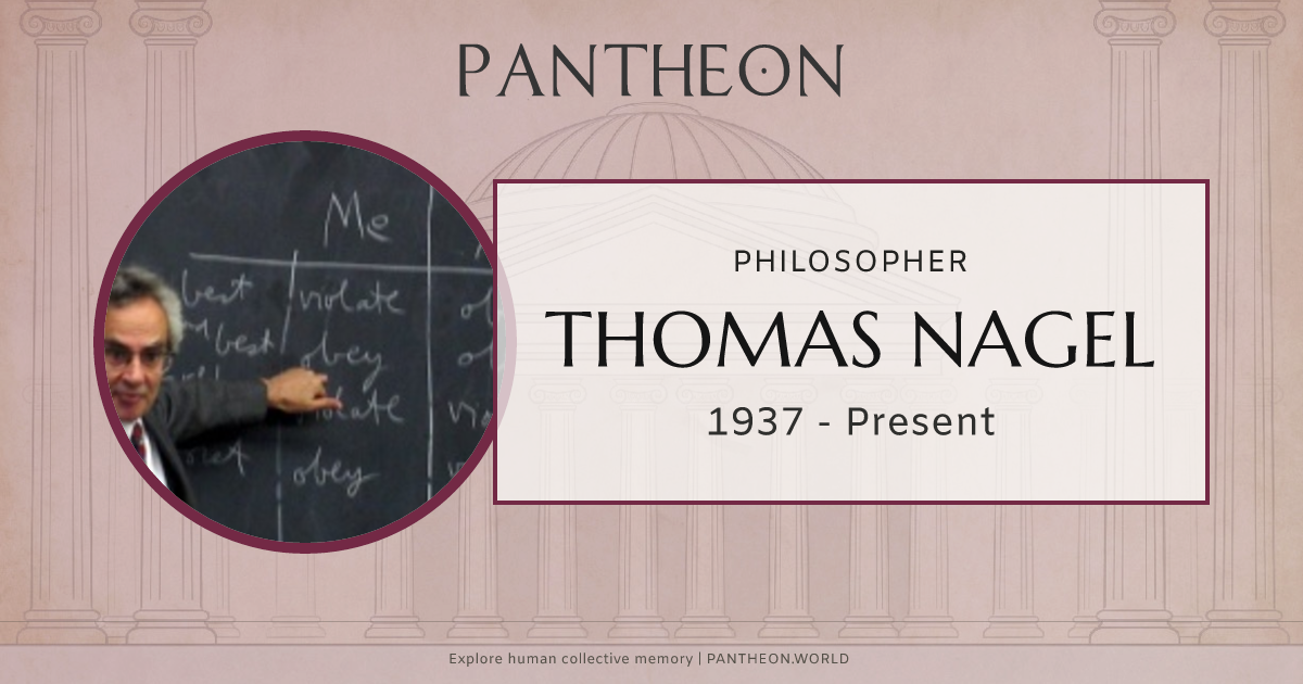 Thomas Nagel Biography | Pantheon