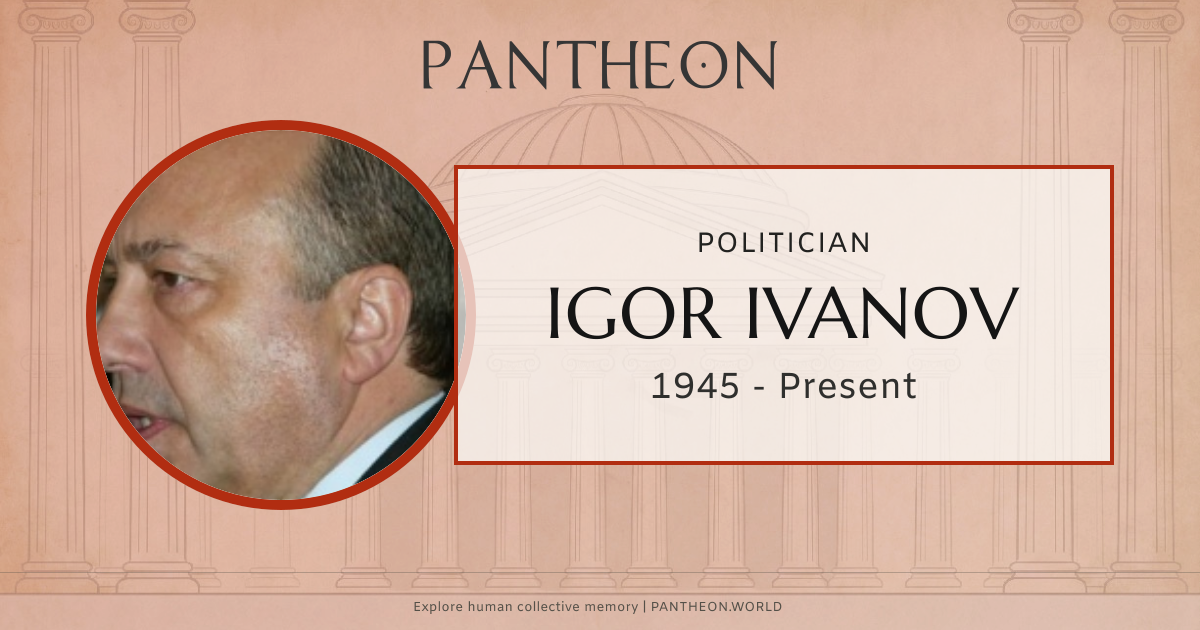 Igor Ivanov Biography | Pantheon