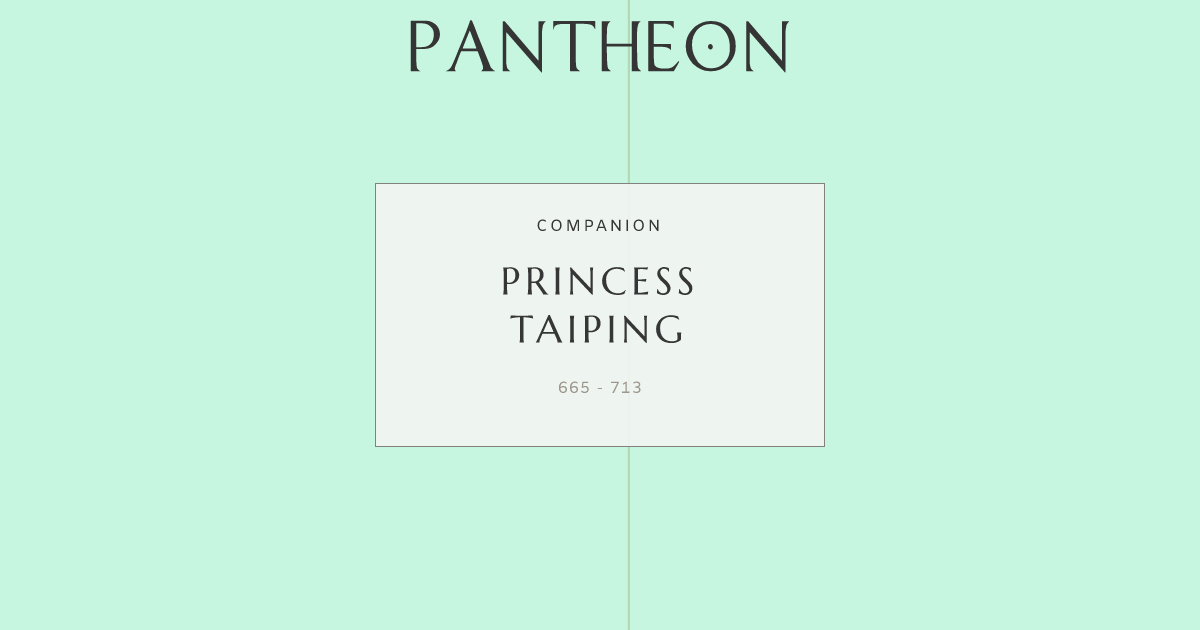Princess Taiping Biography | Pantheon
