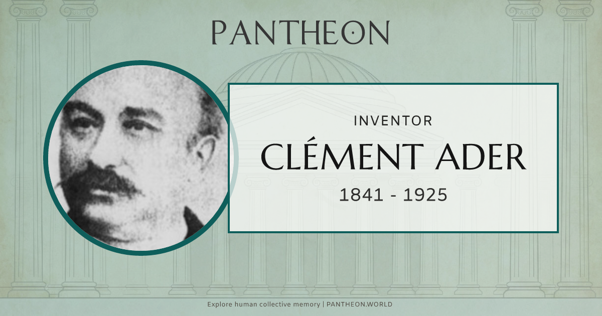 Clément Ader Biography | Pantheon