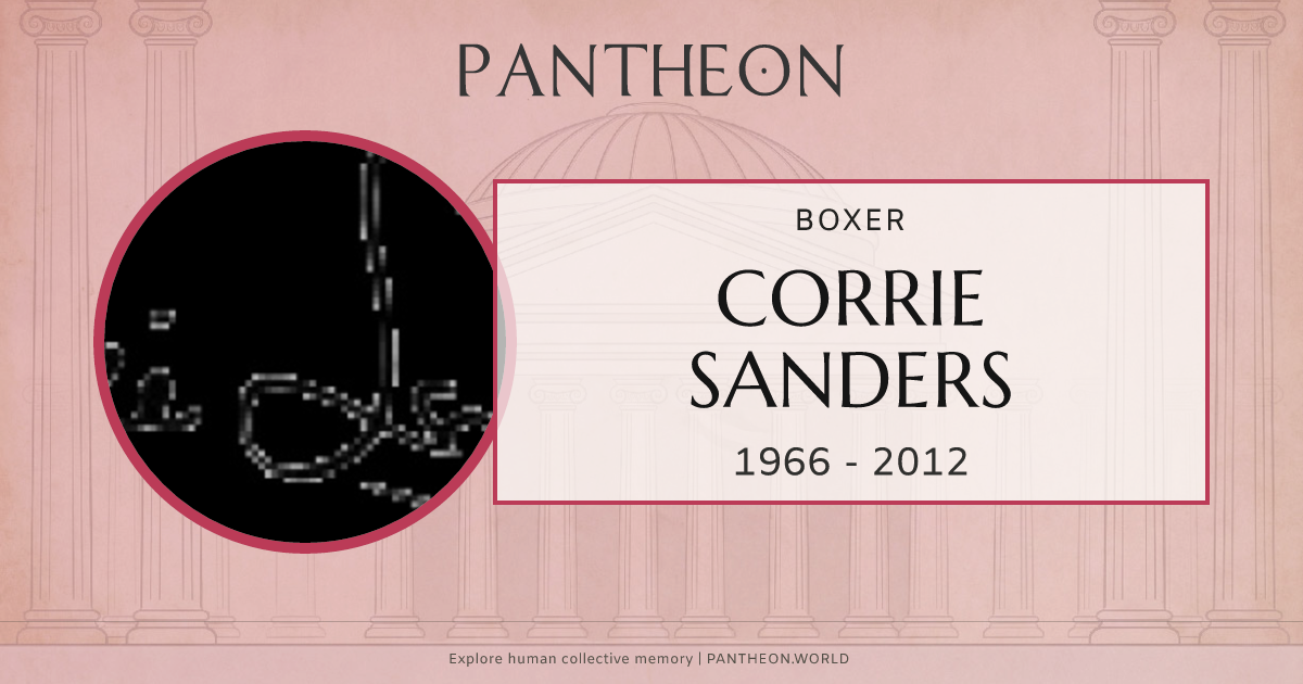 Corrie Sanders Biography | Pantheon