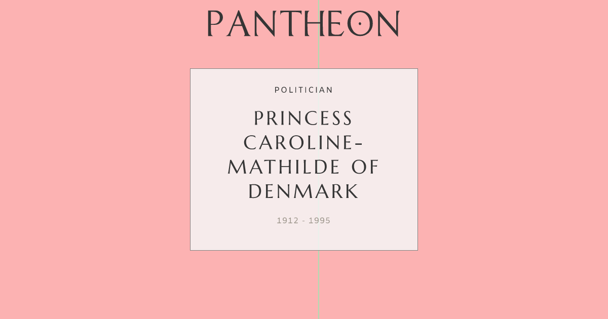 Princess Caroline-Mathilde of Denmark Biography | Pantheon