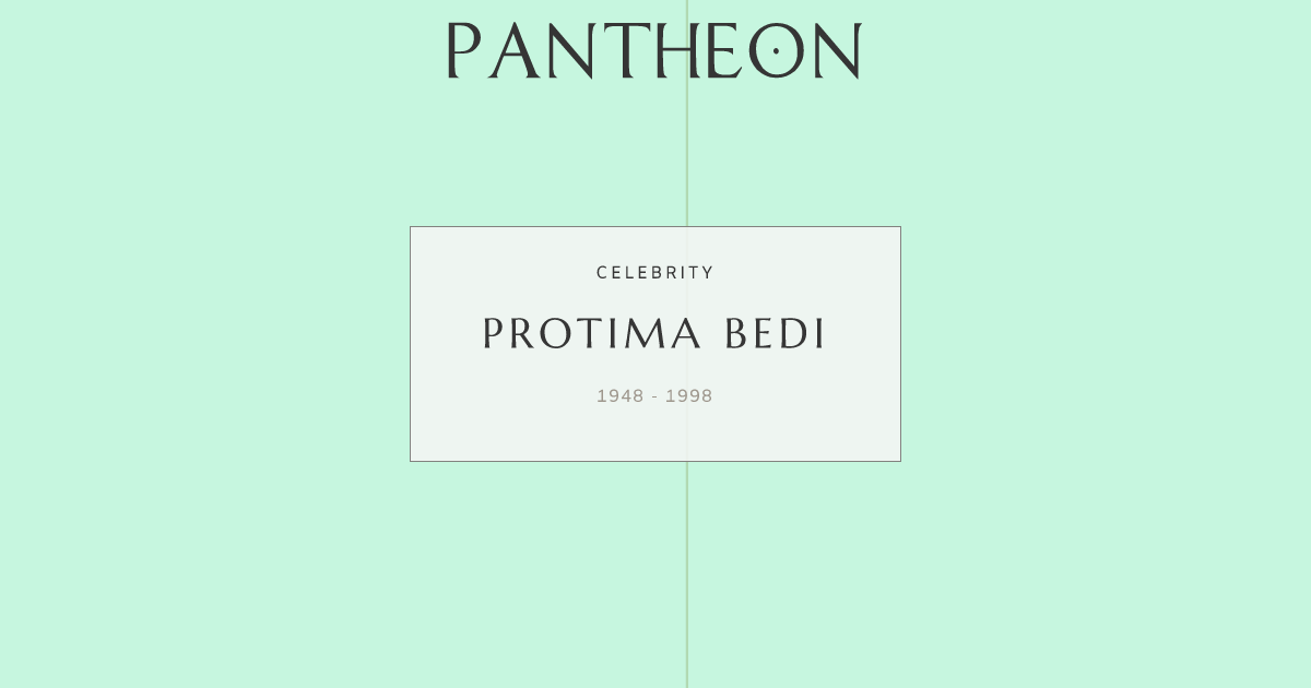 Protima Bedi Biography | Pantheon