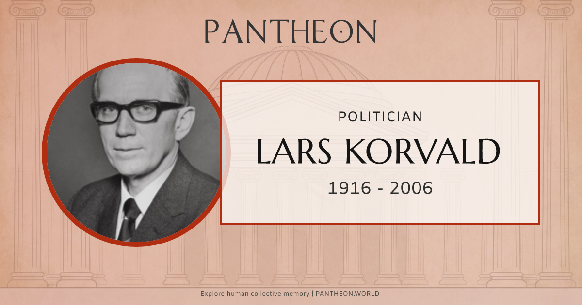 Lars Korvald Biography | Pantheon