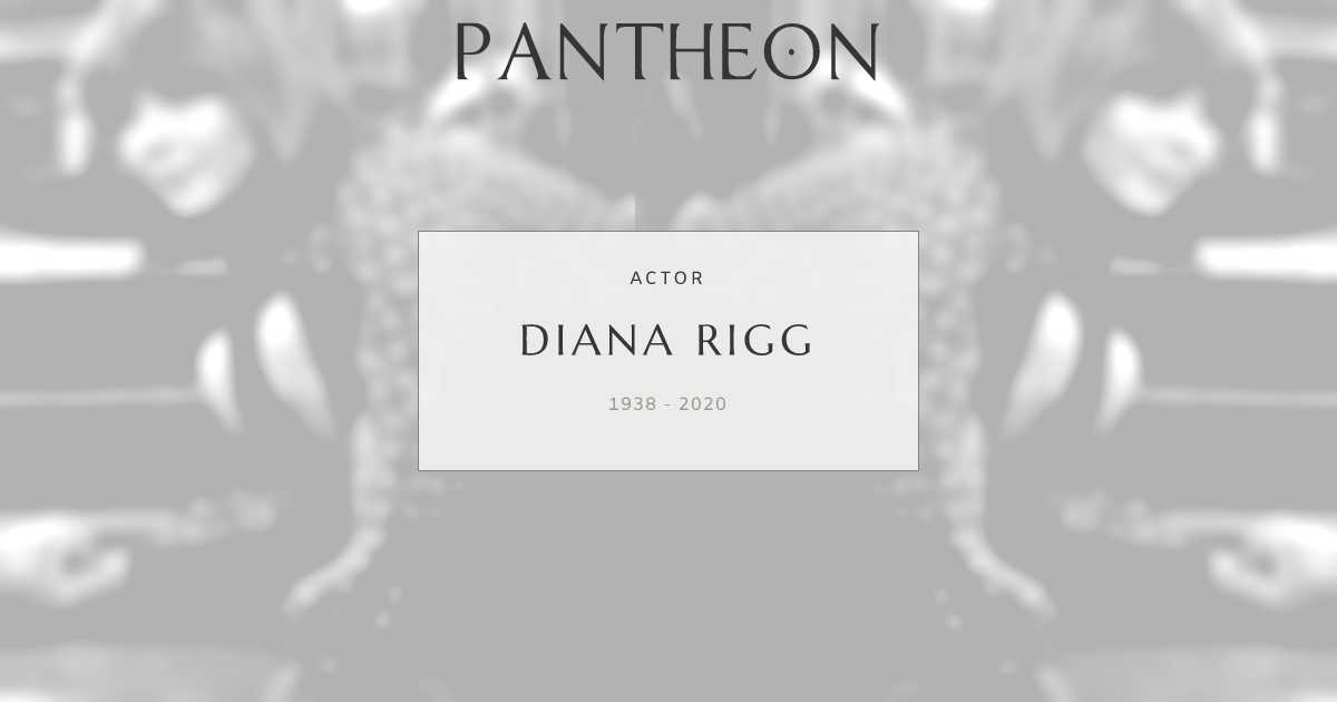 Diana Rigg Biography | Pantheon