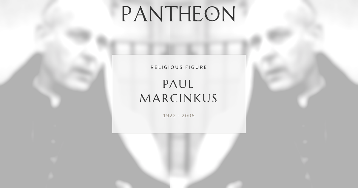 Paul Marcinkus Biography | Pantheon