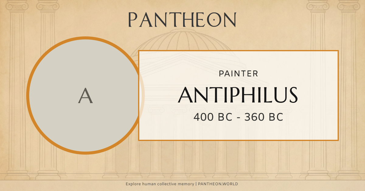 Antiphilus Biography | Pantheon