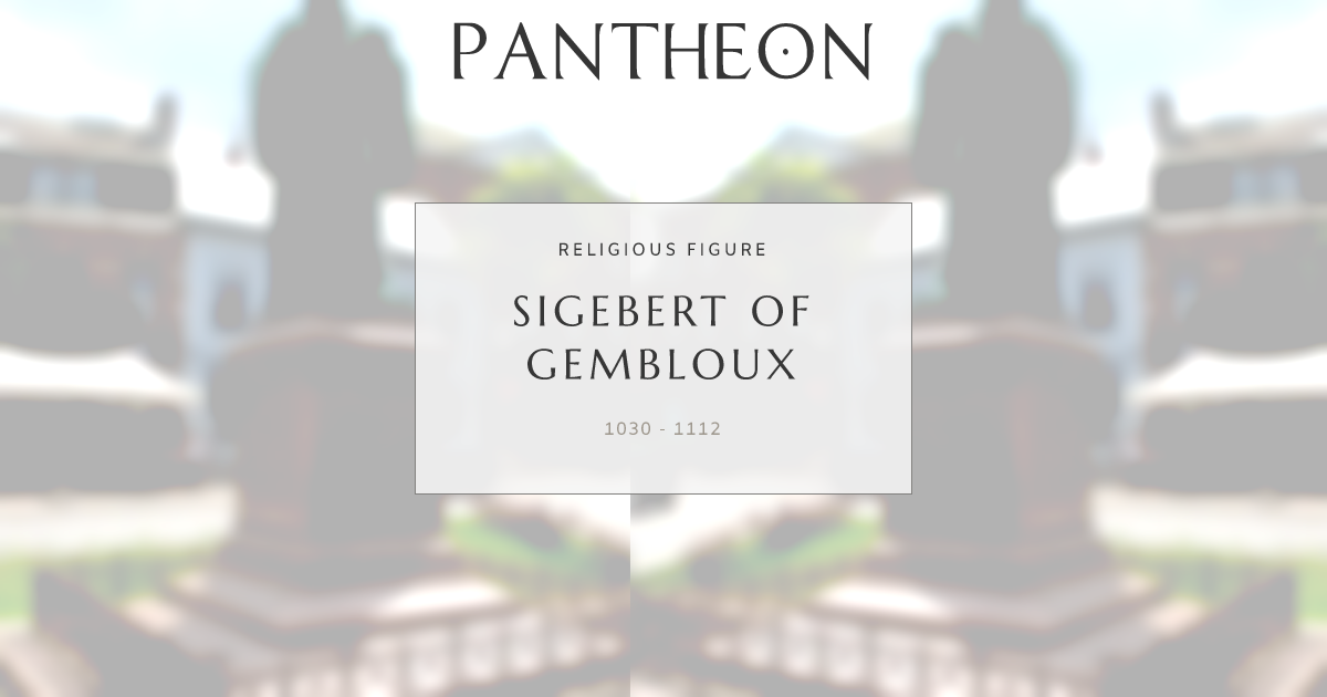 Sigebert of Gembloux Biography | Pantheon