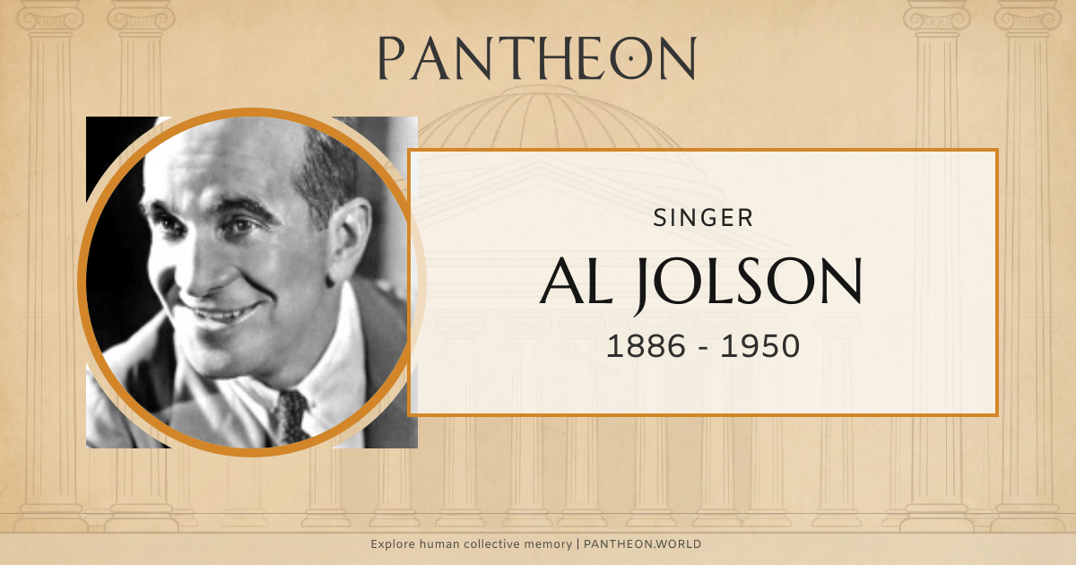 Al Jolson Biography | Pantheon