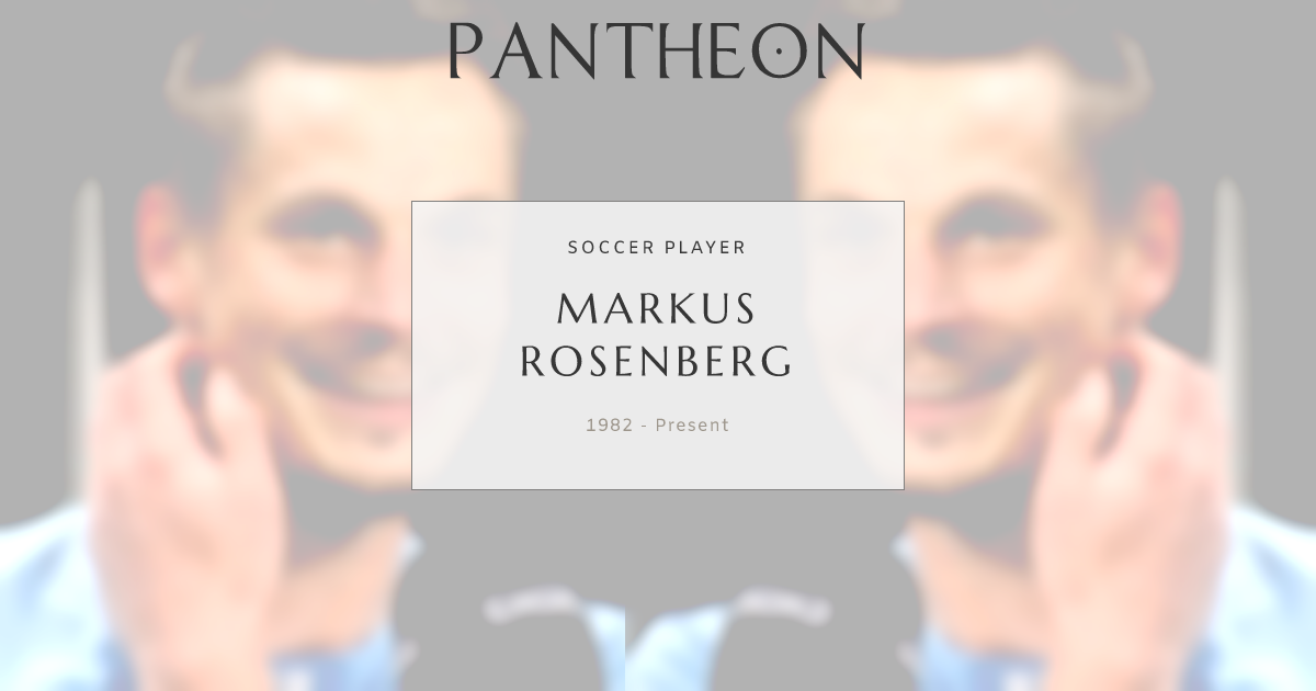 Markus Rosenberg Biography | Pantheon