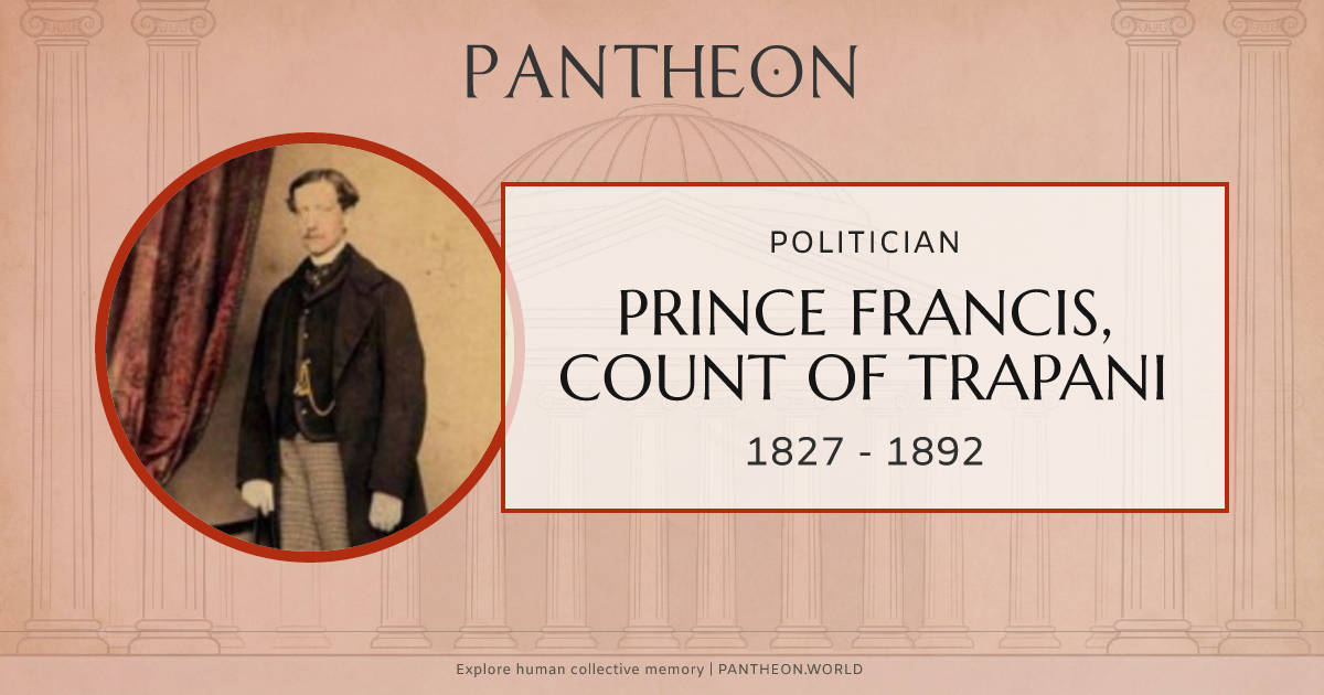 Prince Francis, Count of Trapani Biography | Pantheon