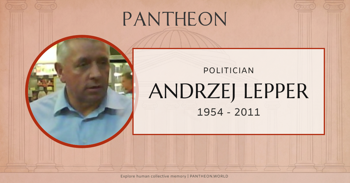 Andrzej Lepper Biography | Pantheon