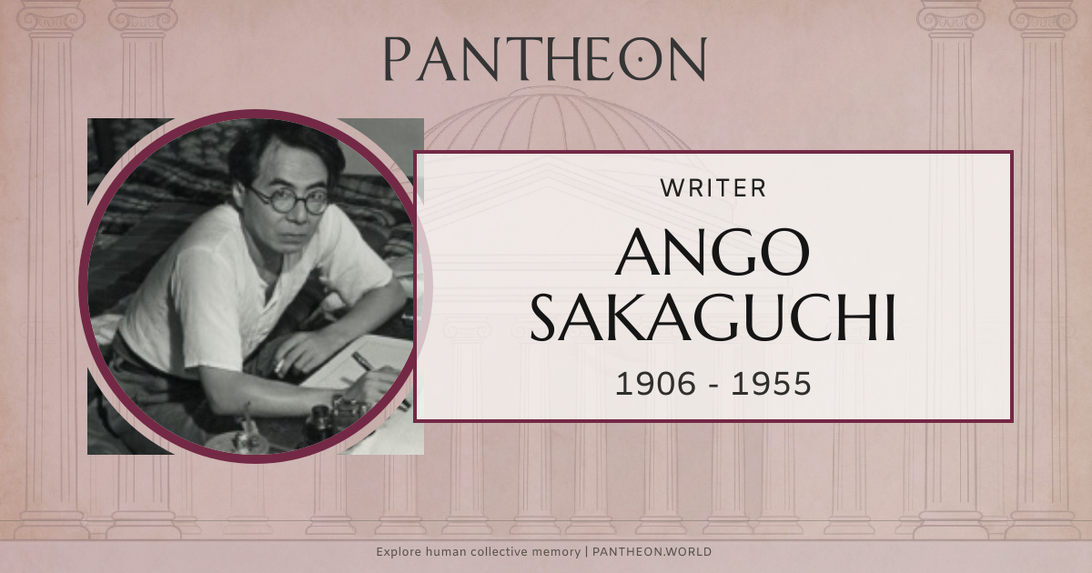 Ango Sakaguchi Biography | Pantheon