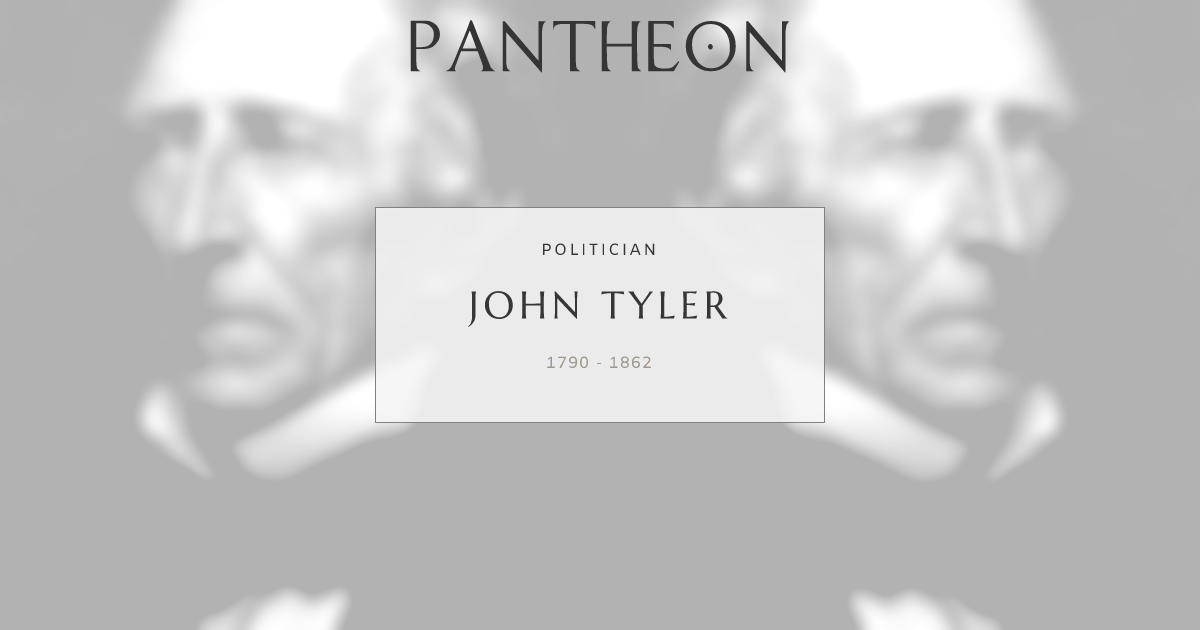 John Tyler Biography | Pantheon