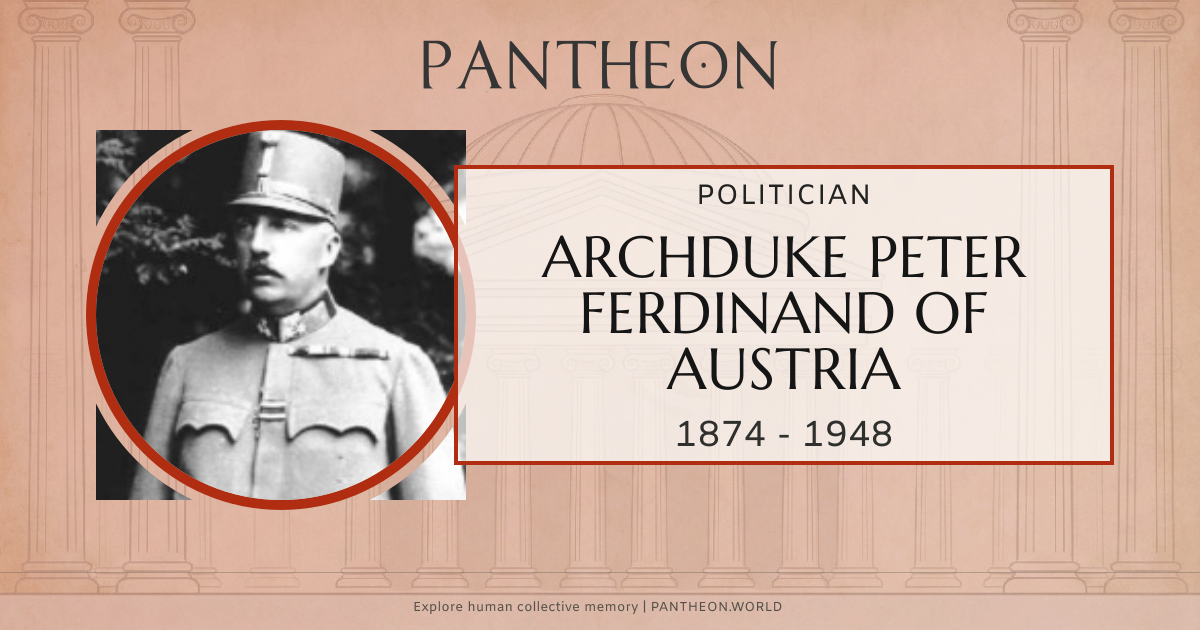 Archduke Peter Ferdinand of Austria Biography | Pantheon