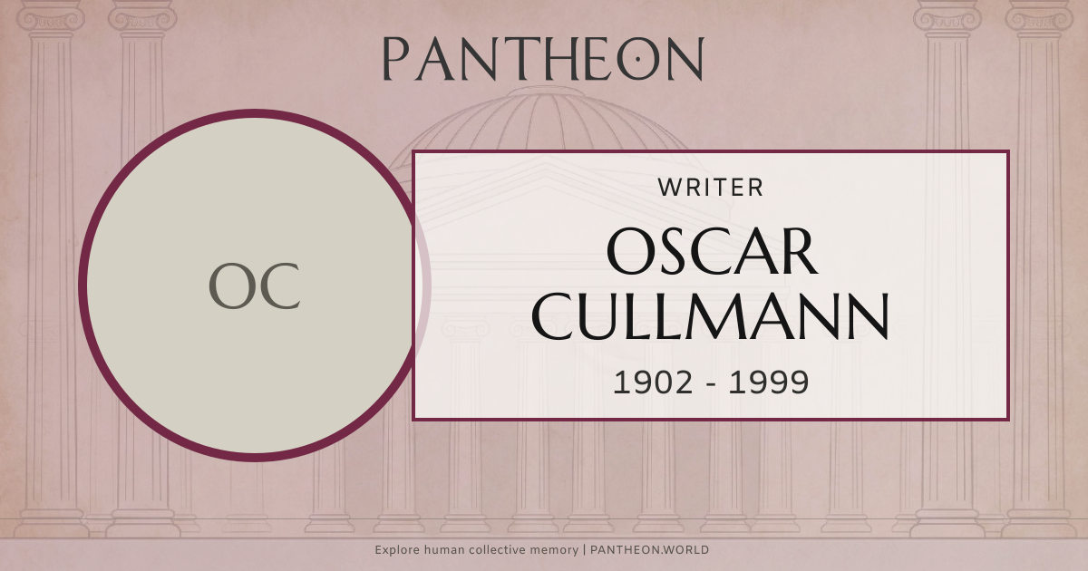 Oscar Cullmann Biography | Pantheon