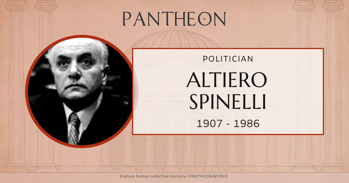 Altiero Spinelli Biography | Pantheon