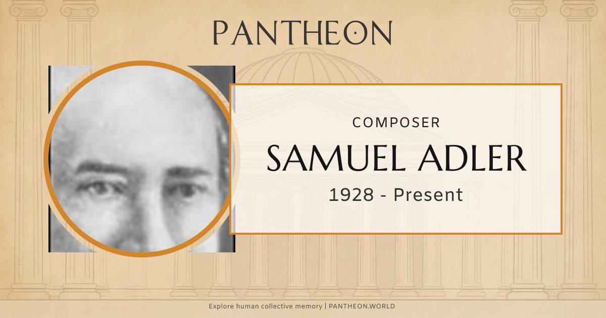 Samuel Adler Biography | Pantheon