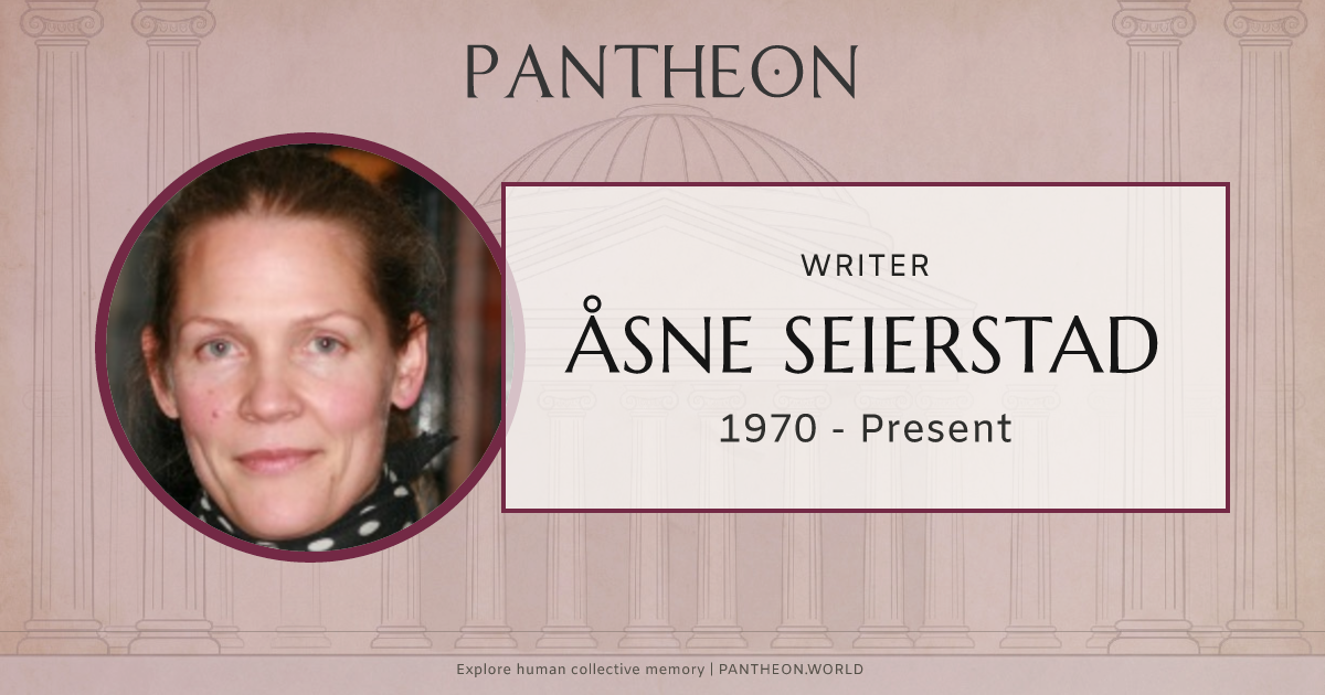 Åsne Seierstad Biography | Pantheon