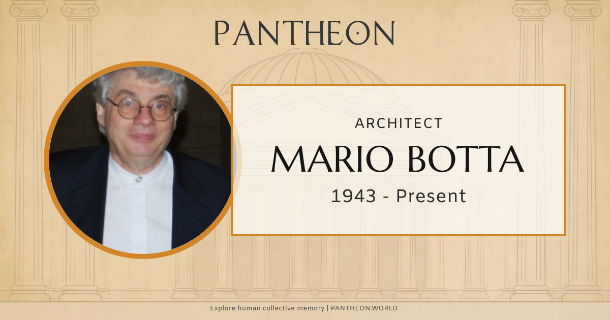 Mario Botta Biography | Pantheon
