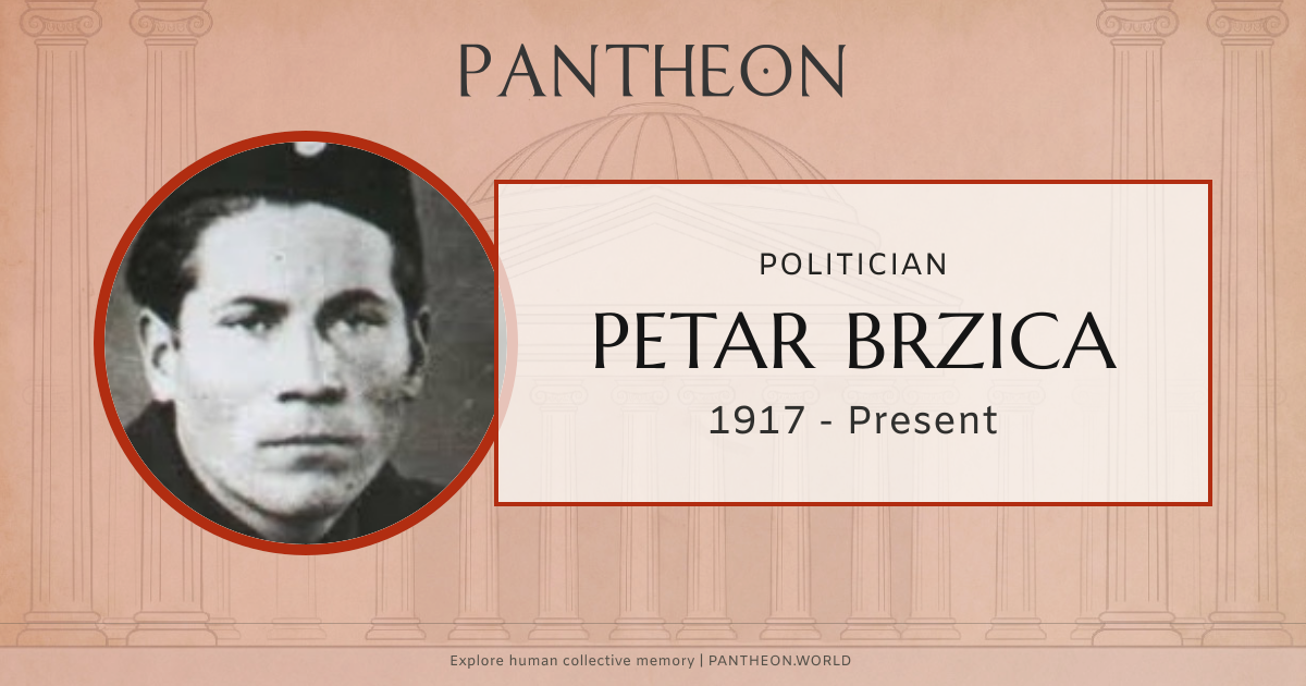 Petar Brzica Biography | Pantheon