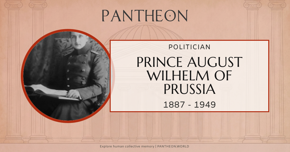 Prince August Wilhelm of Prussia Biography | Pantheon