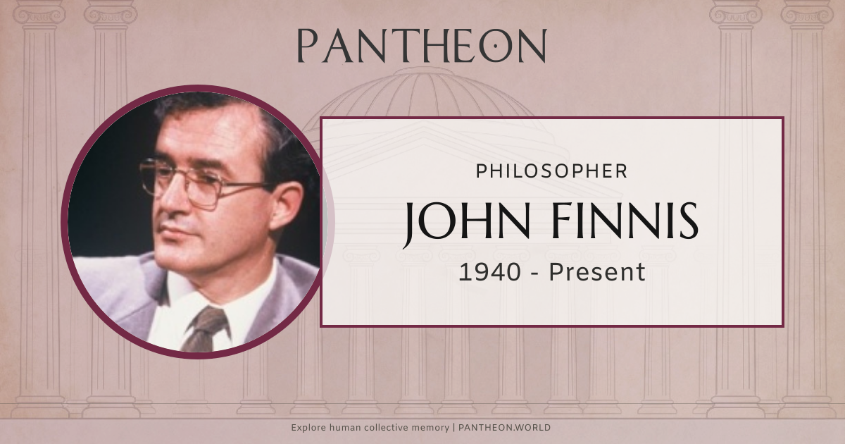 John Finnis Biography | Pantheon