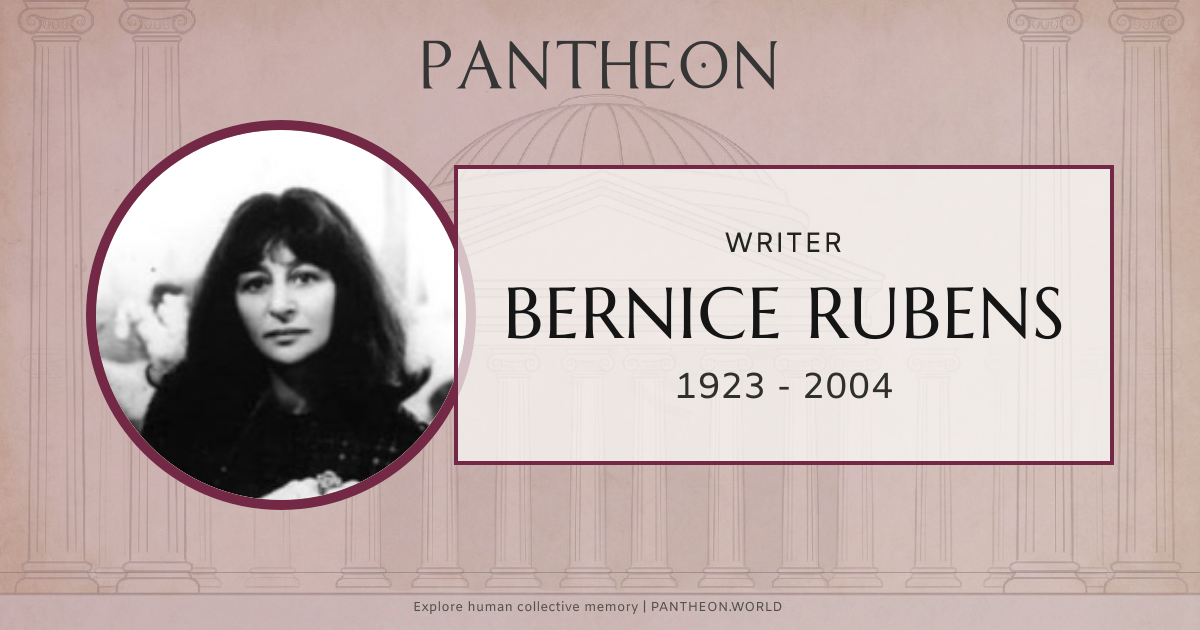 Bernice Rubens Biography | Pantheon